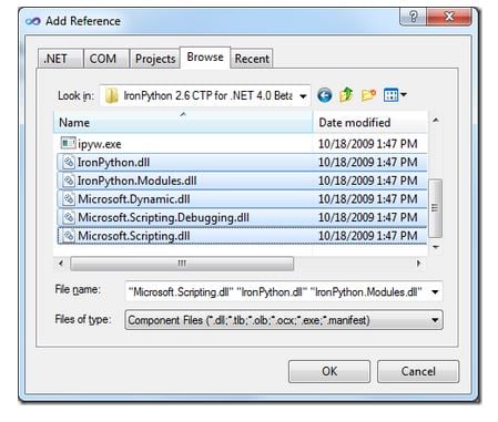 Embedded Iron Python in WPF